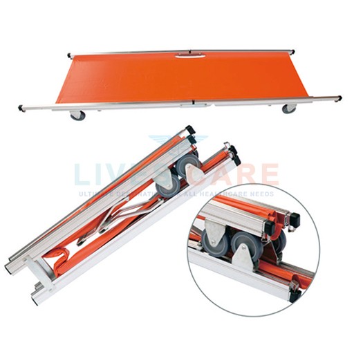 Home Folding Stretcher with PVC leather surface